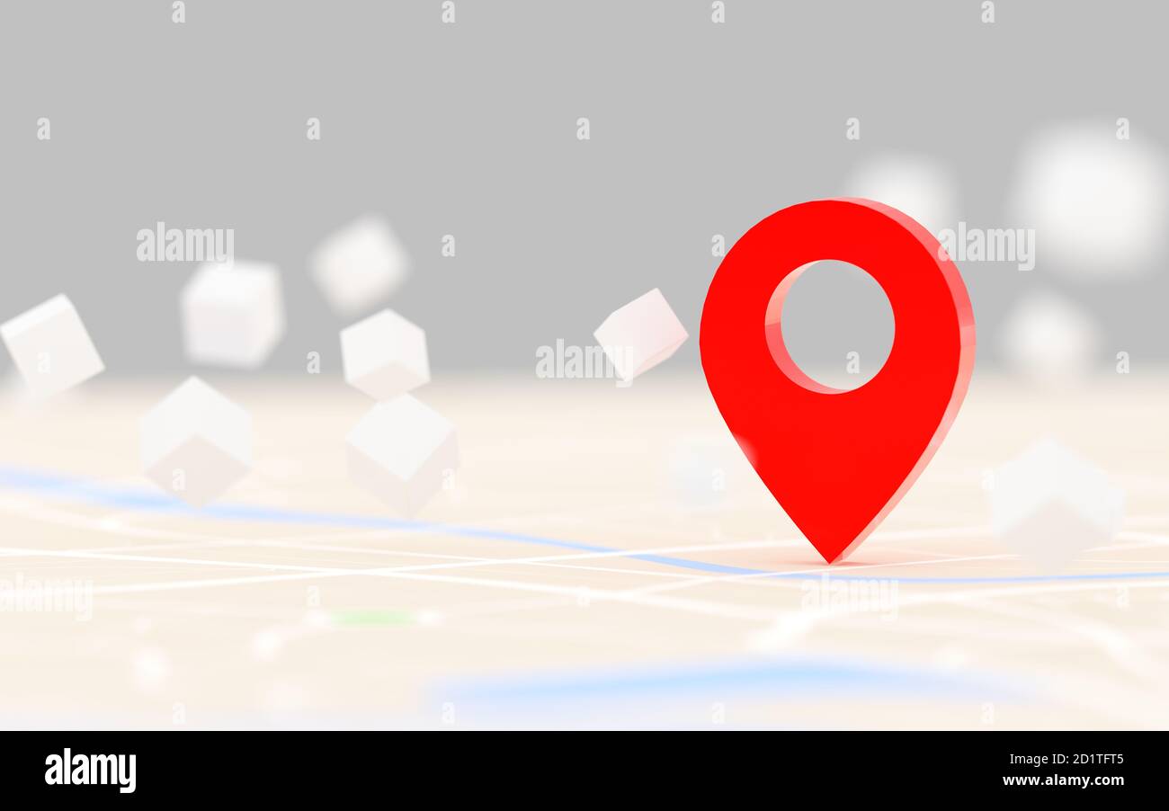 Map icon 3d pin design hi-res stock photography and images - Alamy