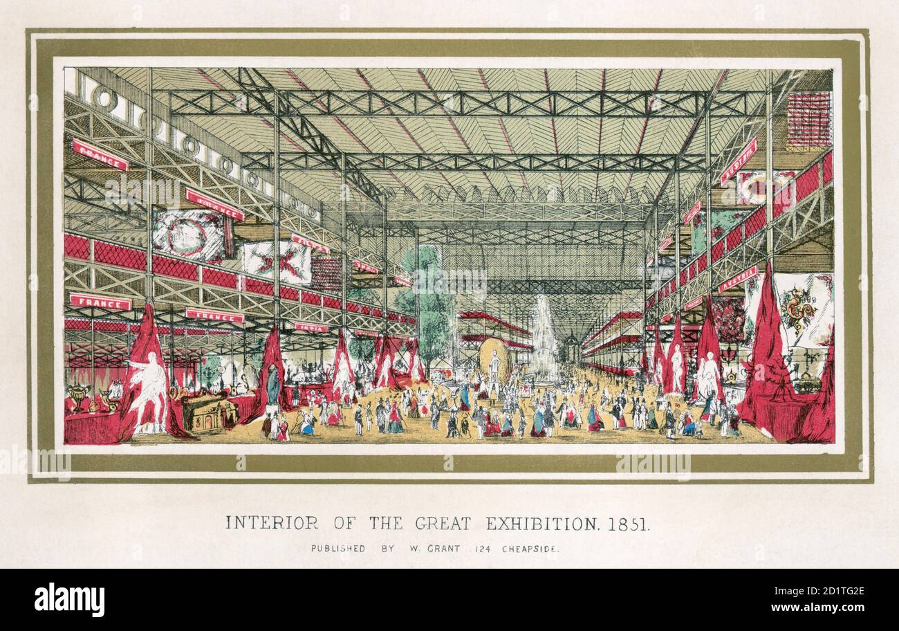 Crystal palace great exhibition statue hi-res stock photography and ...