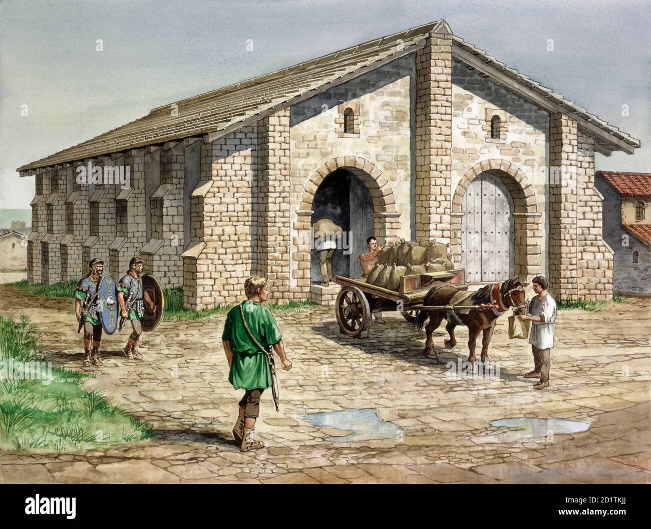 HADRIAN'S WALL: HOUSESTEADS ROMAN FORT (VERCOVICIUM), Northumberland ...