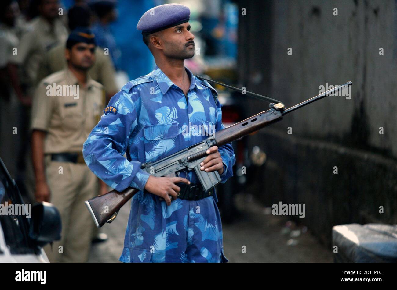 Indian rapid action force raf hi-res stock photography and images - Alamy