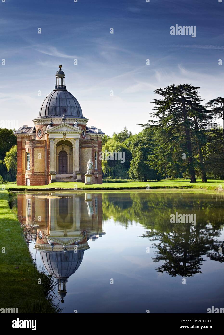 WREST PARK HOUSE AND GARDENS, Silsoe, Bedfordshire. View across Long ...