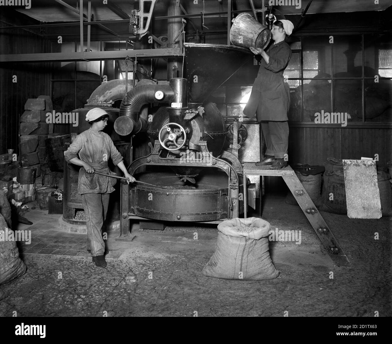 Black And White Factory Inside