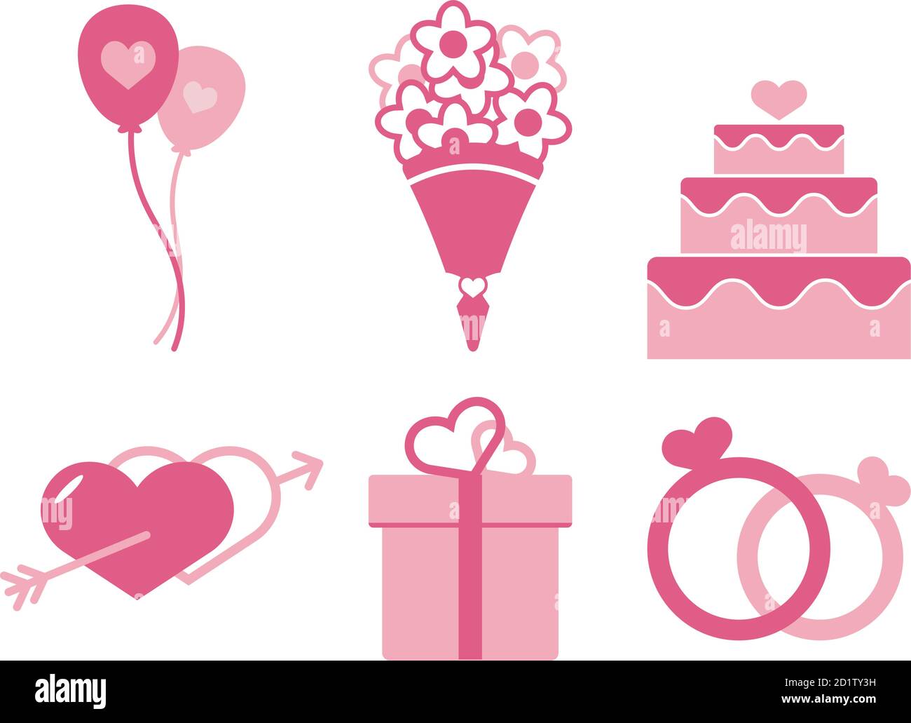 Wedding icon hi-res stock photography and images - Alamy