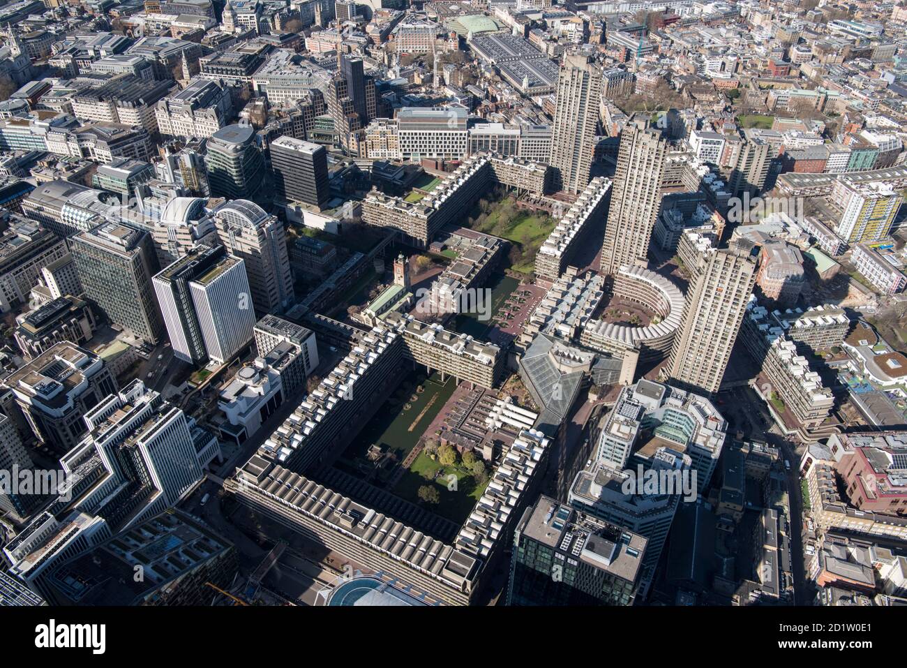The Barbican Arts and Conference Centre and housing estate, London ...