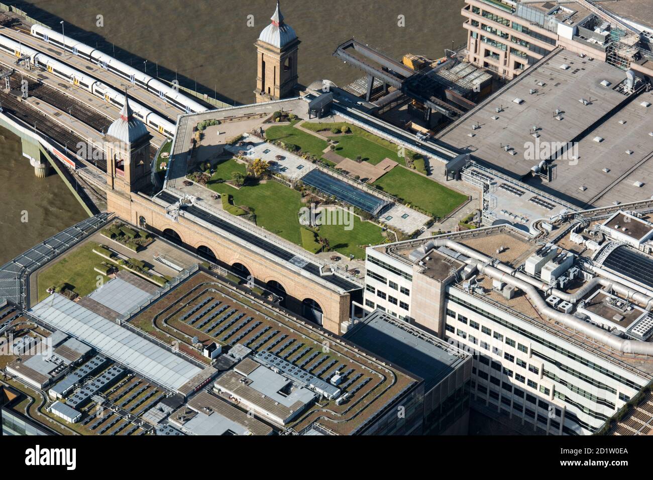 Cannon Street Railway Station and Cannon Bridge Roof Garden, London ...