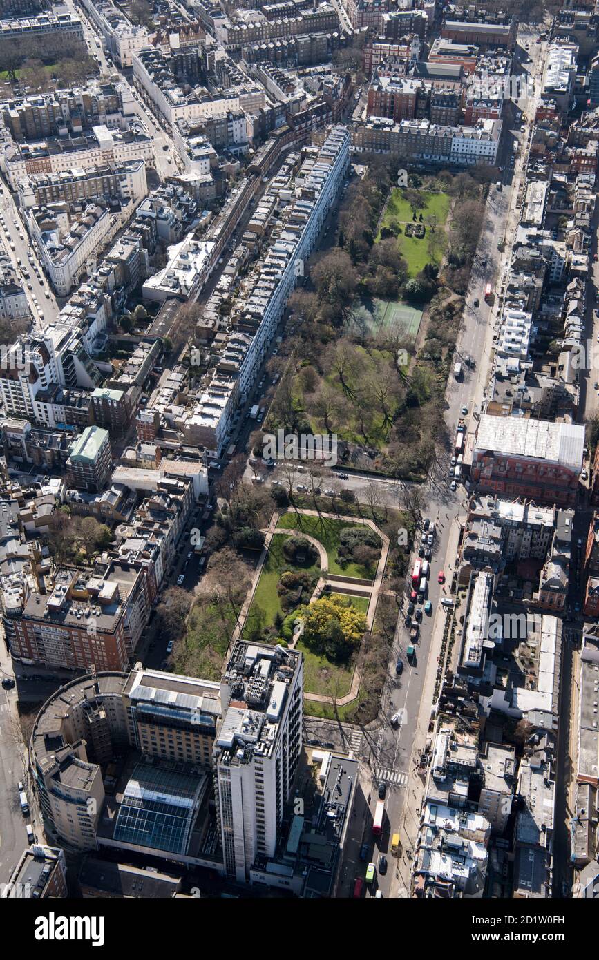Cadogan Place Gardens, the former London Botantic Gardens, and the ...