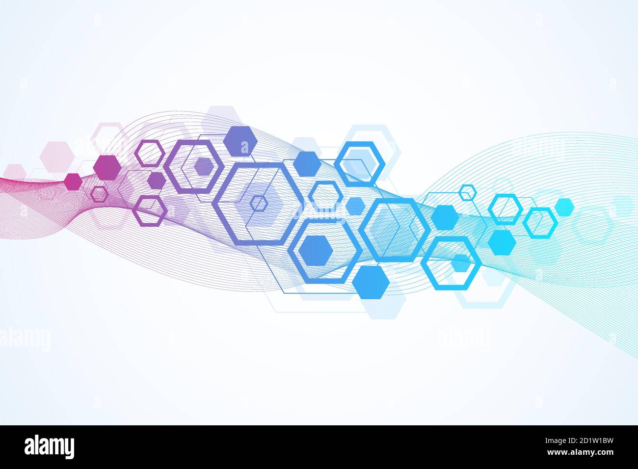 Abstract medical background DNA research, molecule, genetics, genome ...