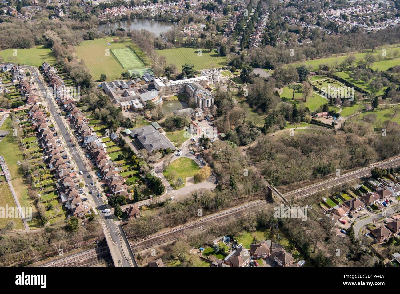 Aerial view harrow london hi-res stock photography and images - Alamy
