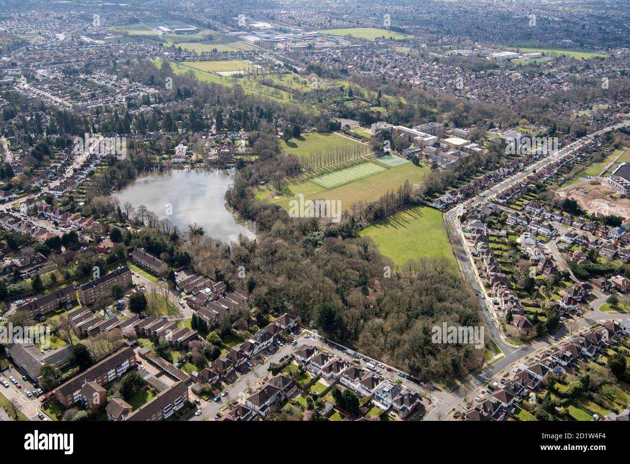 Harrow uk aerial hi-res stock photography and images - Alamy