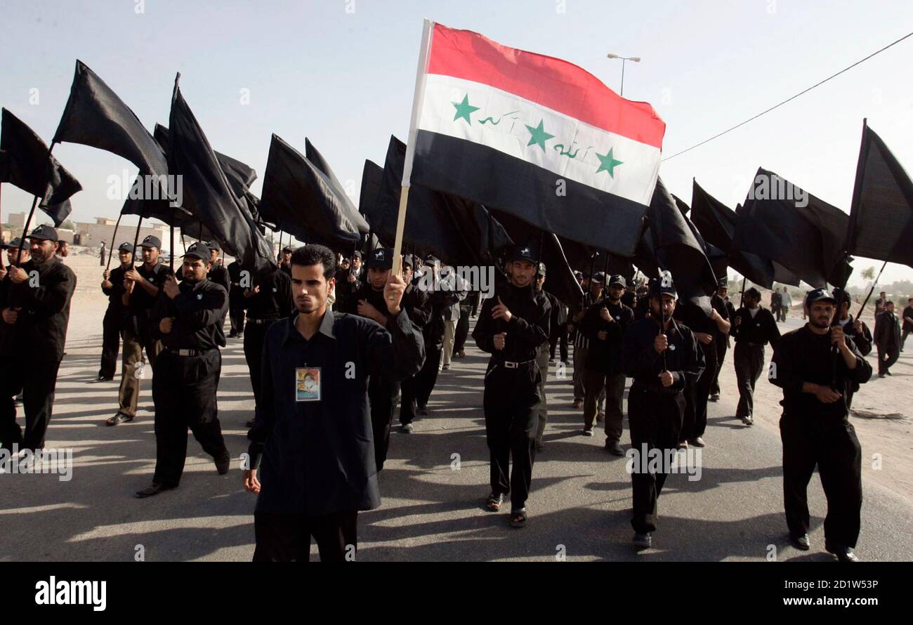 Sadr city flags hi-res stock photography and images - Alamy