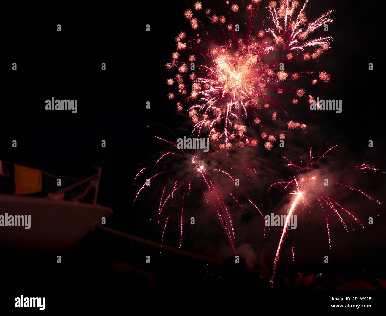 Closeup exploding fireworks in hi-res stock photography and images - Alamy