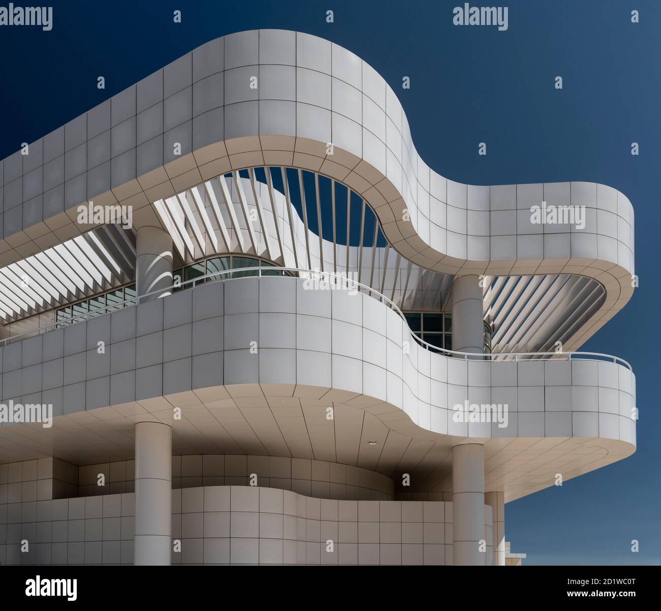 The Getty Centre, Los Angeles, California, USA. Building completed ...
