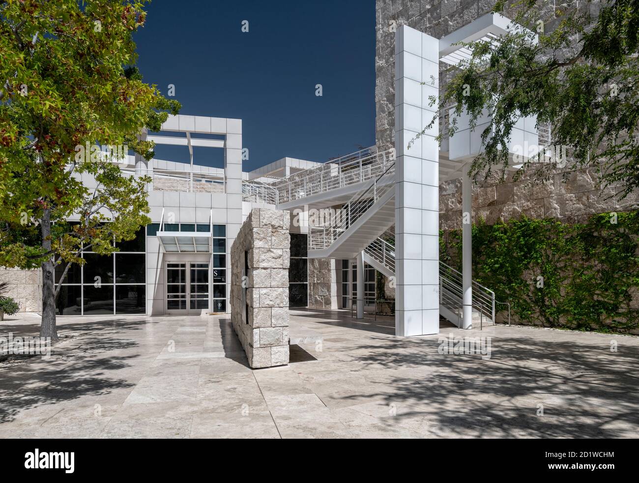 The Getty Centre, Los Angeles, California, USA. Building completed ...