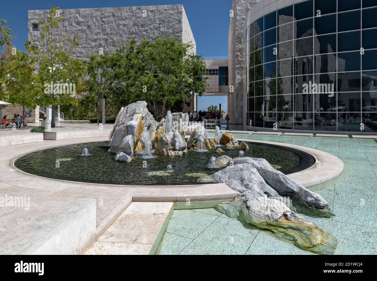 The Getty Centre, Los Angeles, California, USA. Building completed ...
