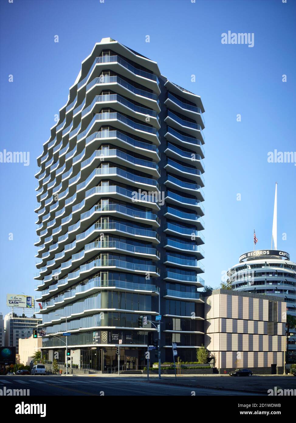 Argyle House, Hollywood, California, USA. Completed in May 2018 Stock ...