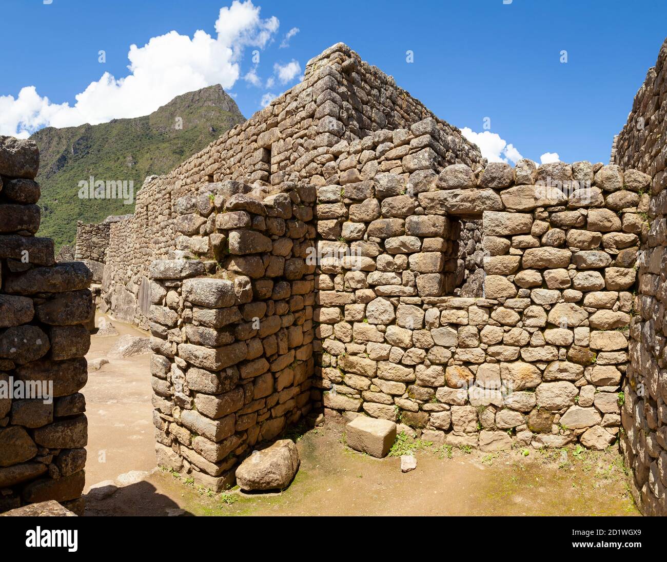 Inside Archaeological Complex Machu Picchu High Resolution Stock ...