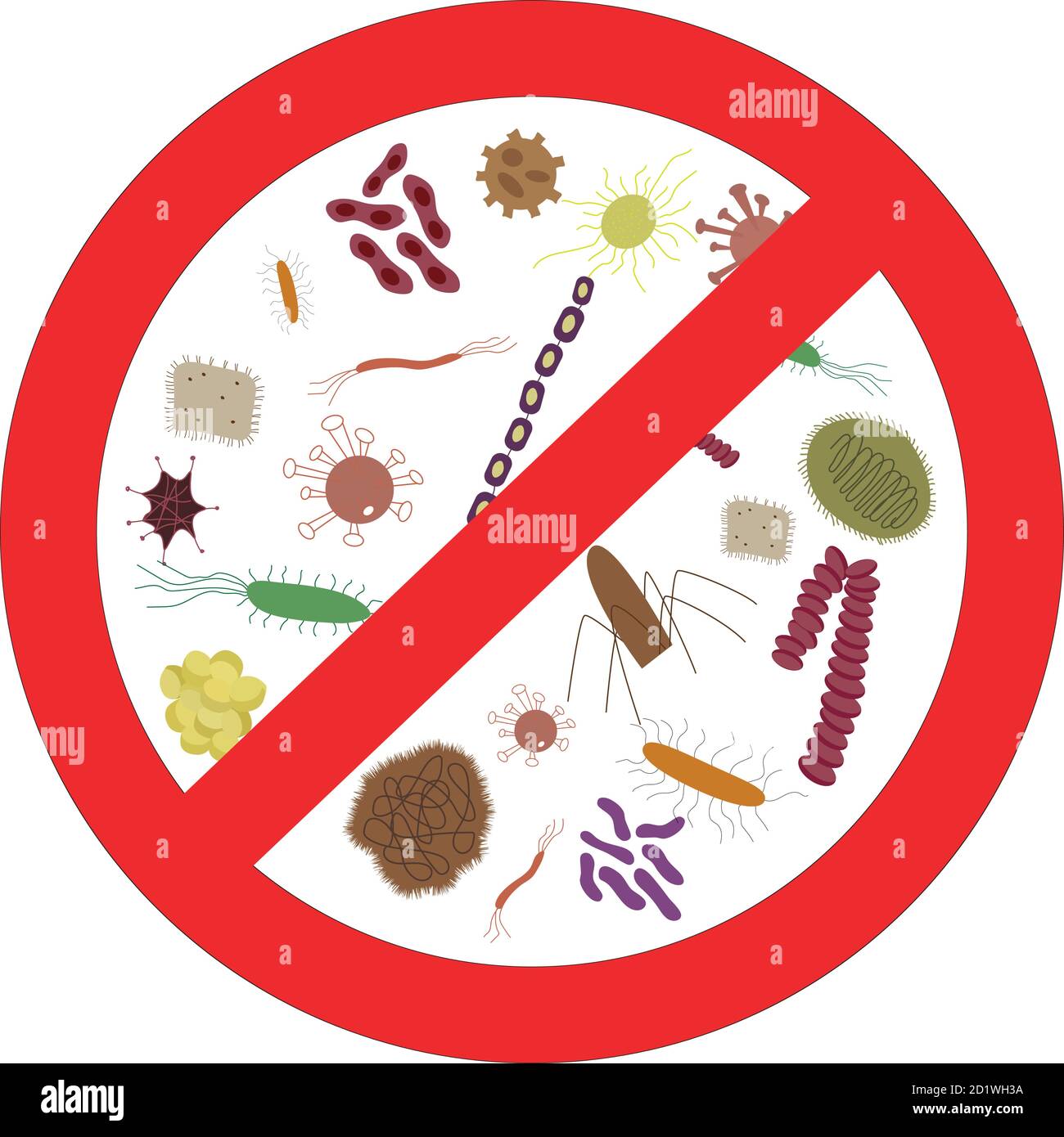Microorganisms pathogen Stock Vector Images - Alamy