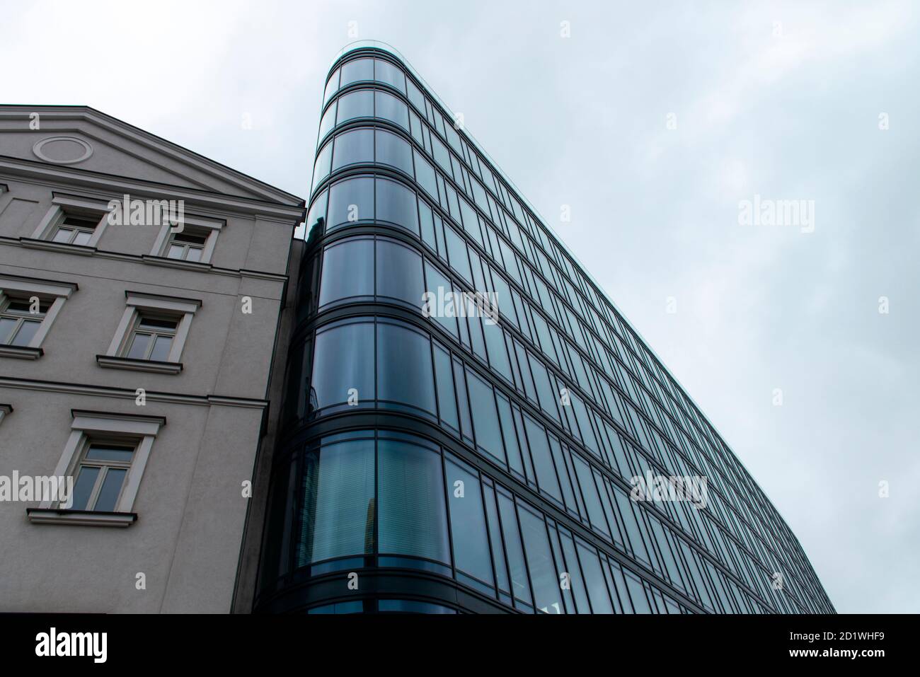 Warsaw office building corner hi-res stock photography and images - Alamy