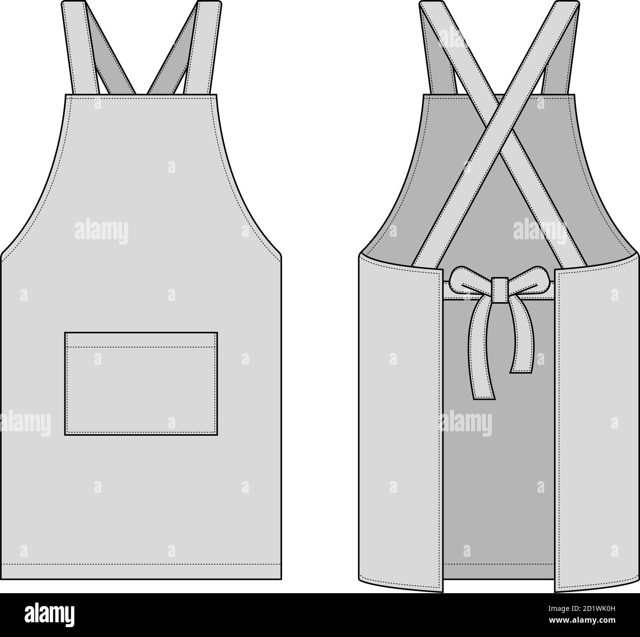 Apron illustration hi-res stock photography and images - Alamy