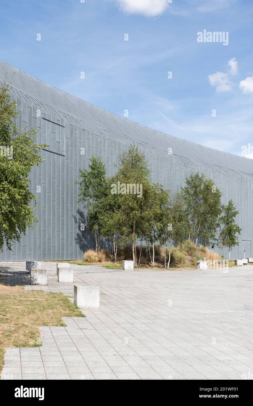 Exterior view of the Riverside Museum by Zaha Hadid Architects, the ...