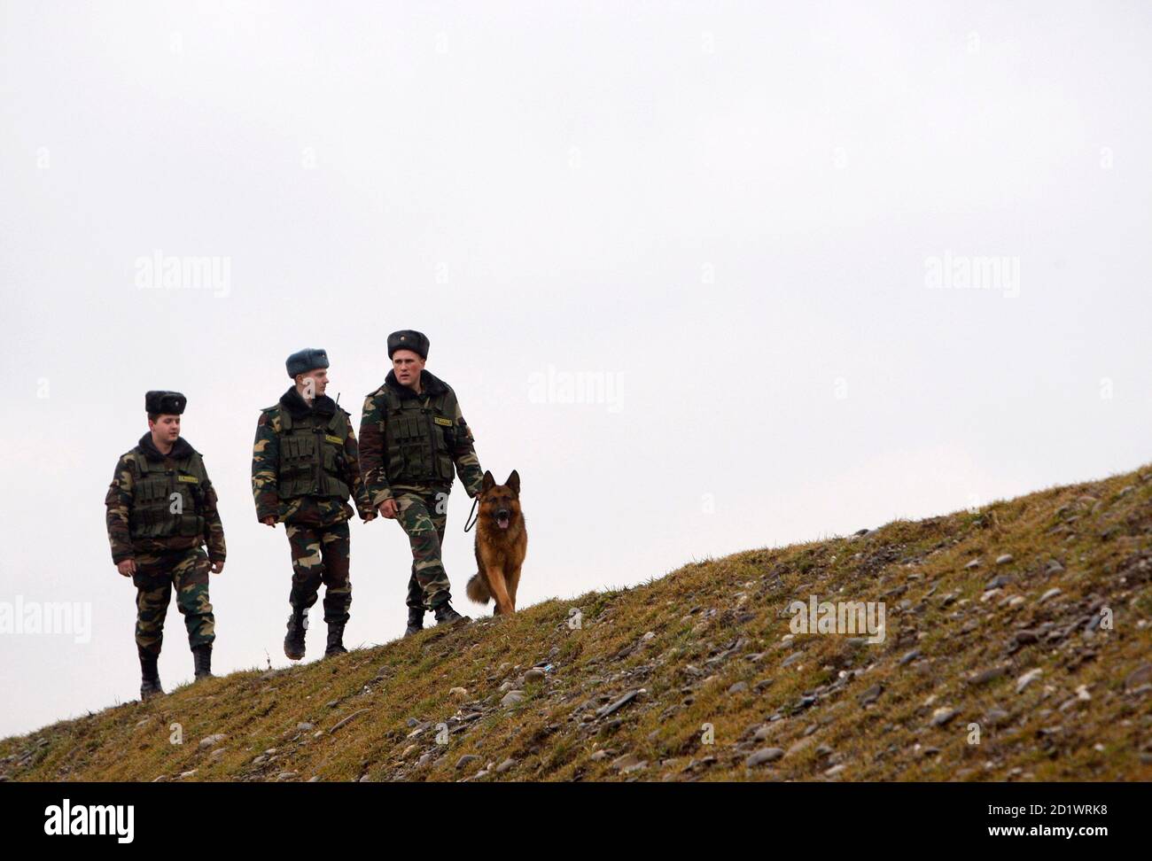 Ukrainian border guards patrol hi-res stock photography and images - Alamy
