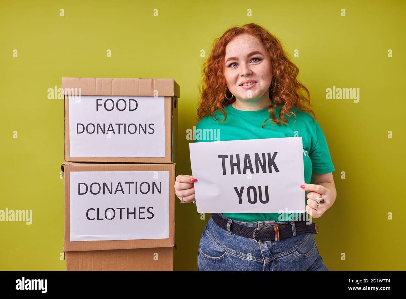 Red donation boxes hi-res stock photography and images - Alamy
