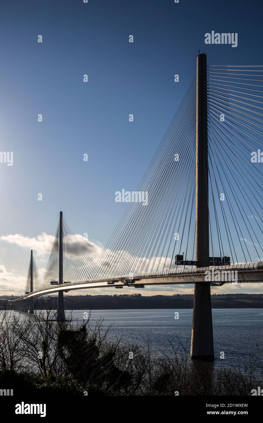 Queensferry Crossing, Scotland - a structure across the Firth of Forth ...