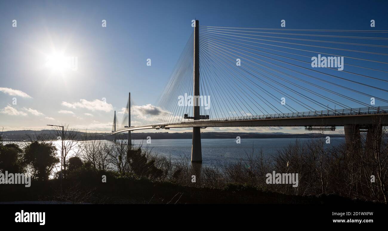 Three tower cable stayed bridge hi-res stock photography and images - Alamy