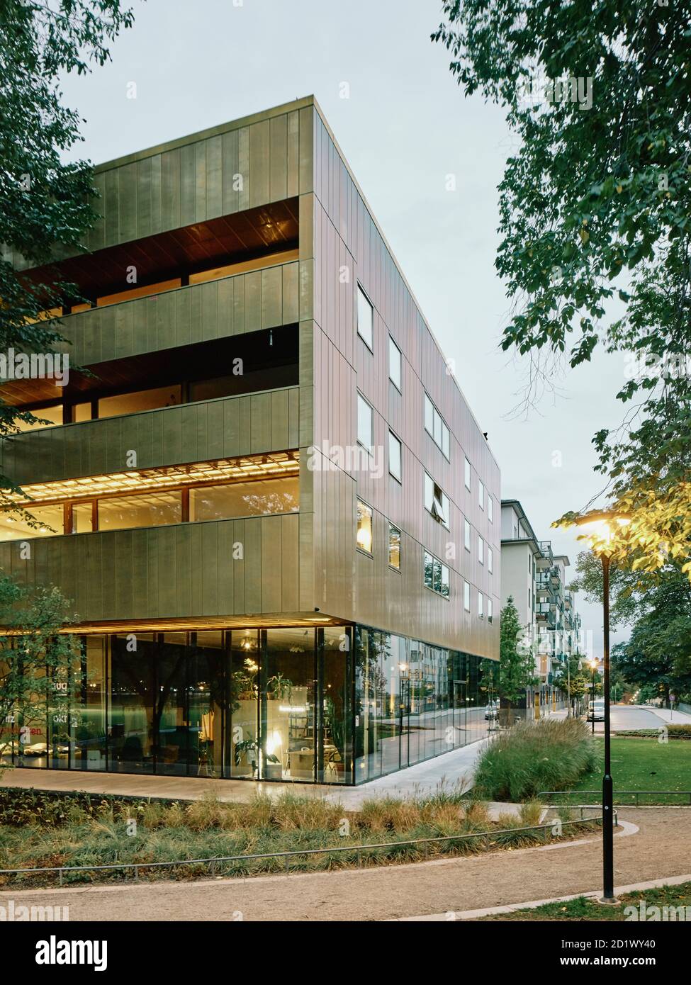 Sven-Harry's Art Museum, a 5 story building designed by Gert Wingårdh ...