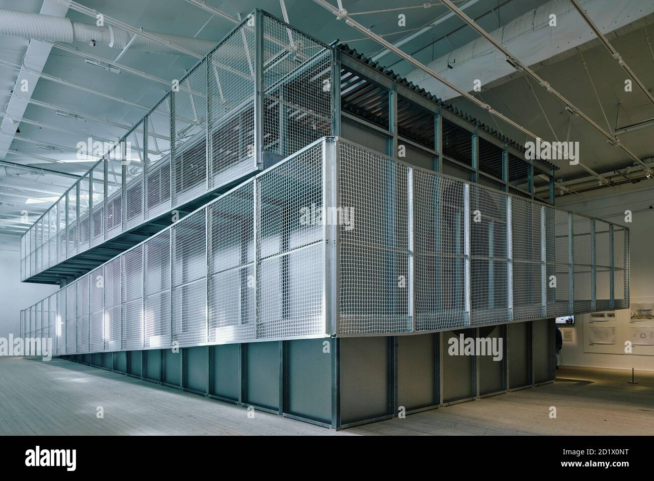 Boxen gallery installed at ArkDes Museum in Stockholm, Sweden, opened ...