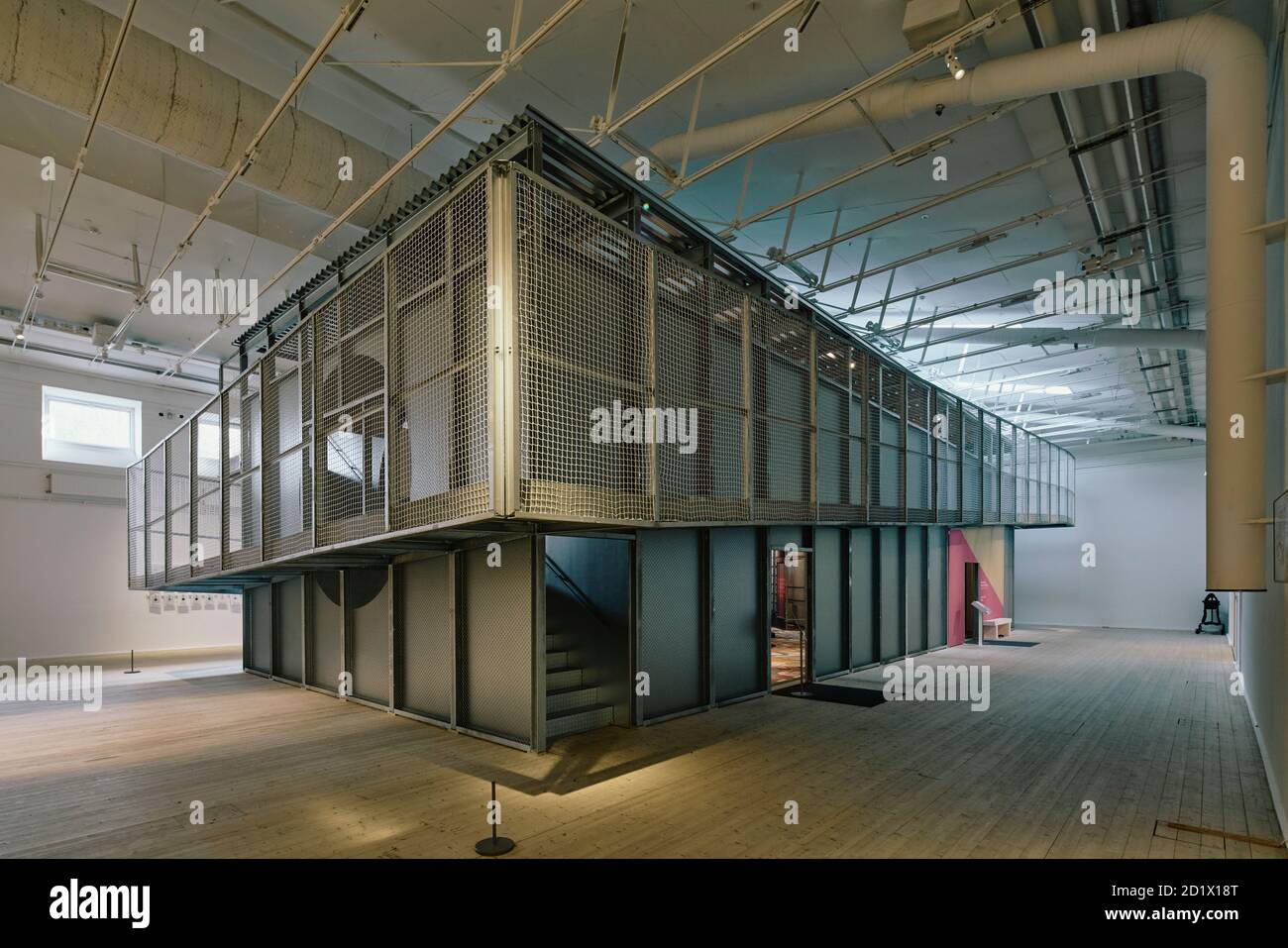 Boxen gallery installed at ArkDes Museum in Stockholm, Sweden, opened ...