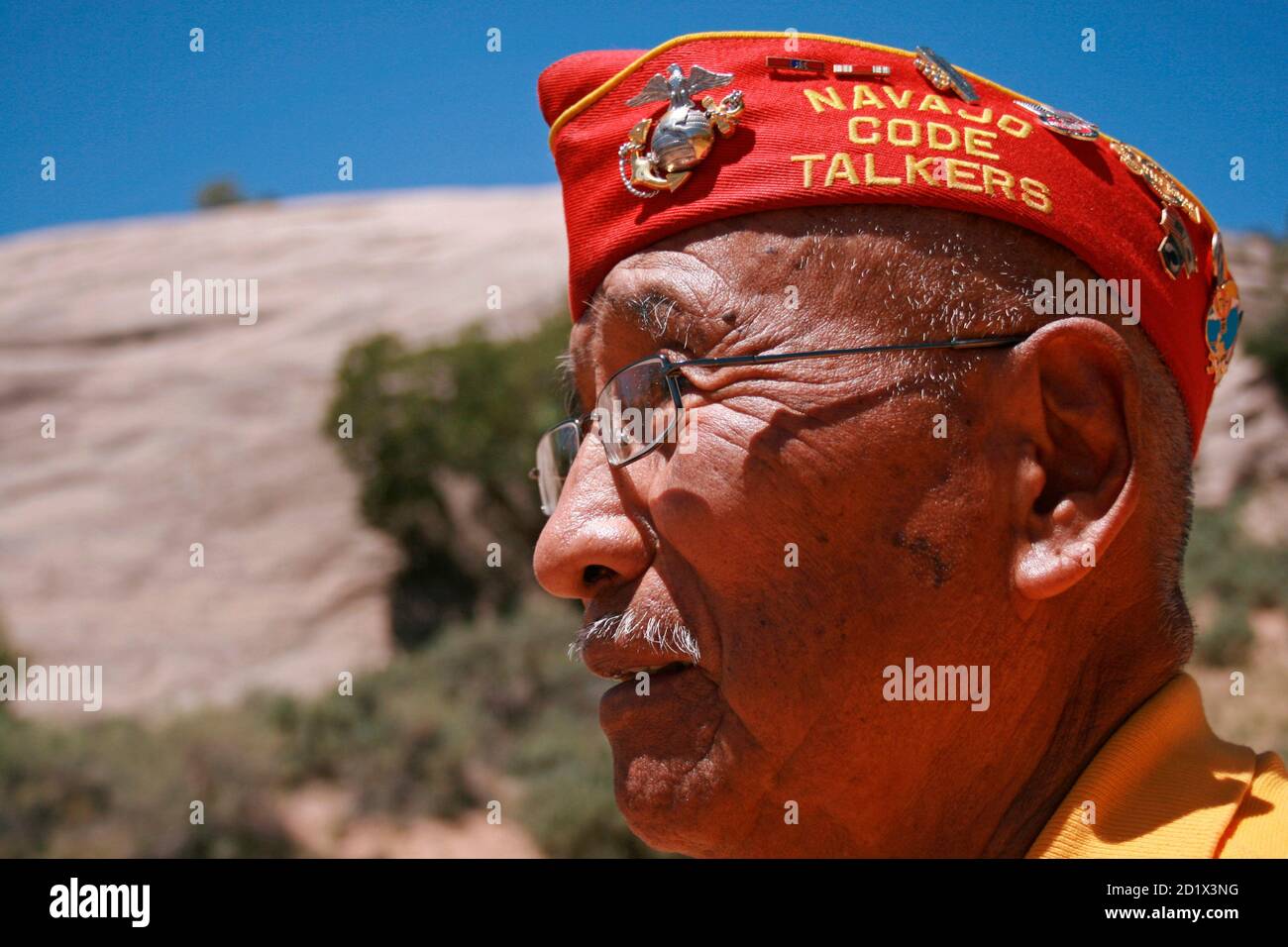 Navajo code talker veteran hi-res stock photography and images - Alamy