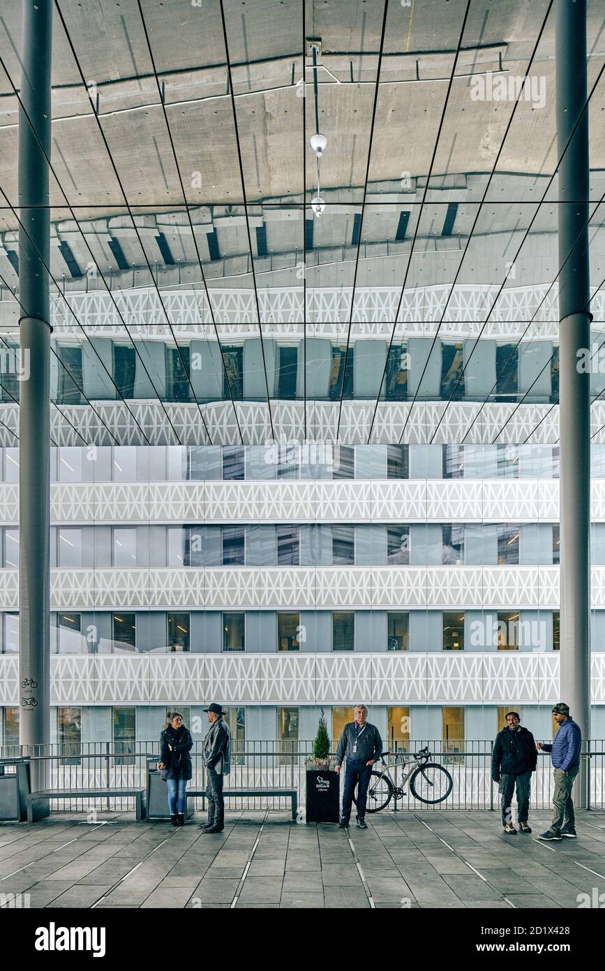 Sweden's largest office building, SEB headquarters in Stockholm, Swden ...