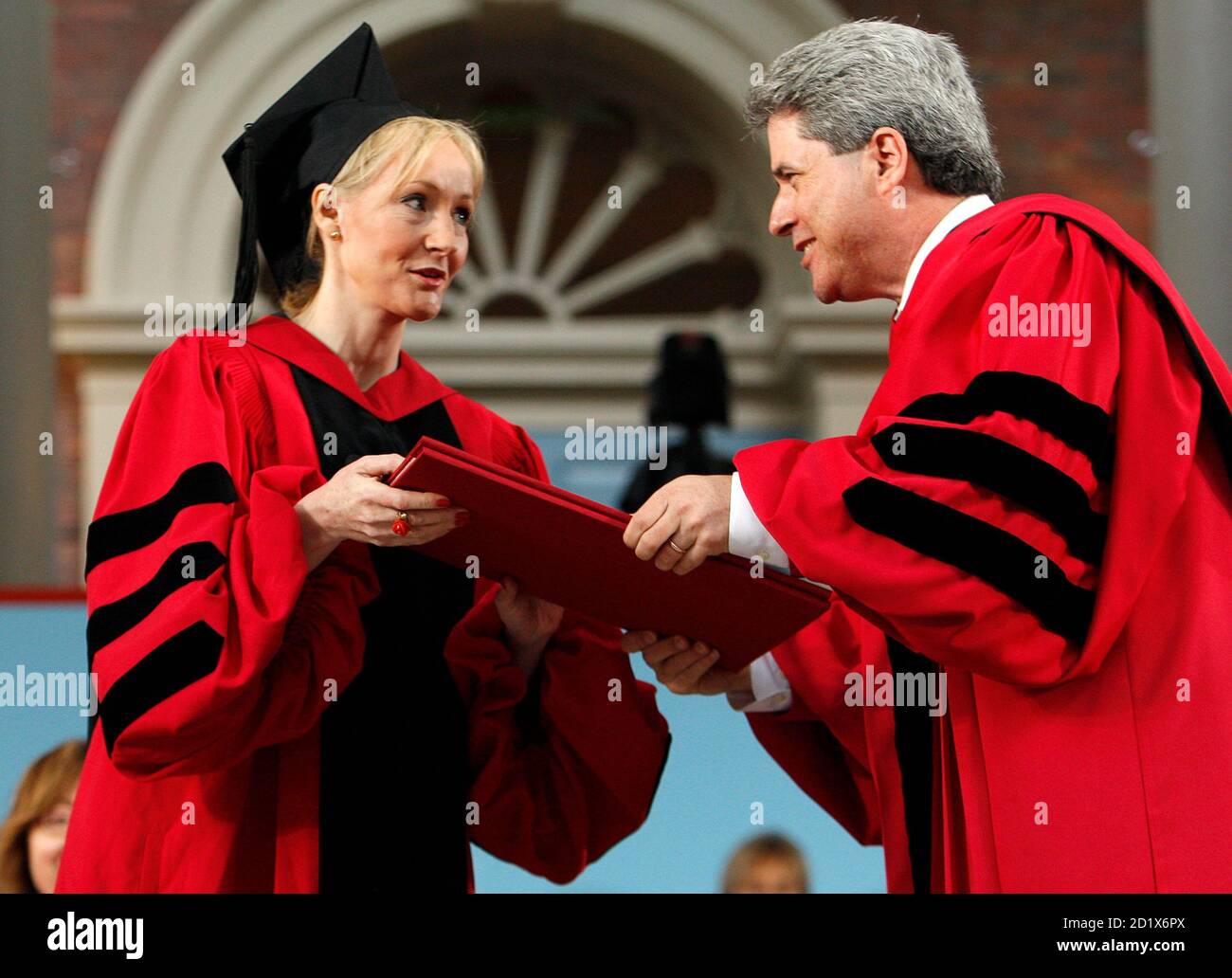 J k rowling honorary degree hi-res stock photography and images - Alamy