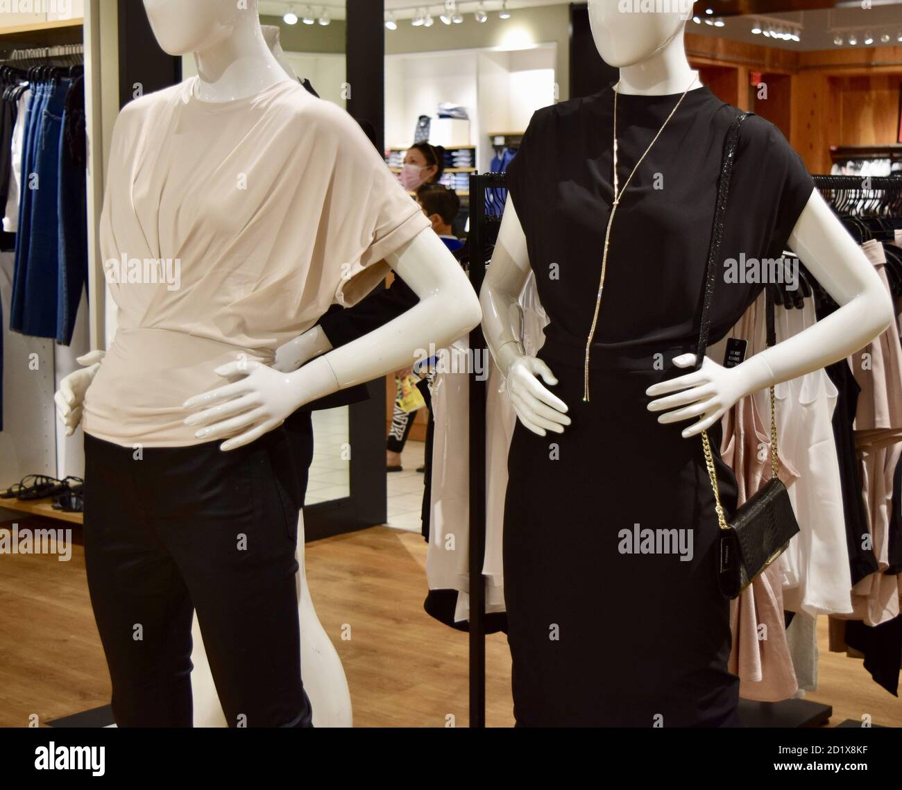 Photo of store mannequins wearing womens fashion in store hi-res stock ...