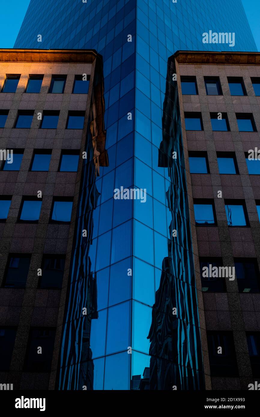 Warsaw office building corner hi-res stock photography and images - Alamy