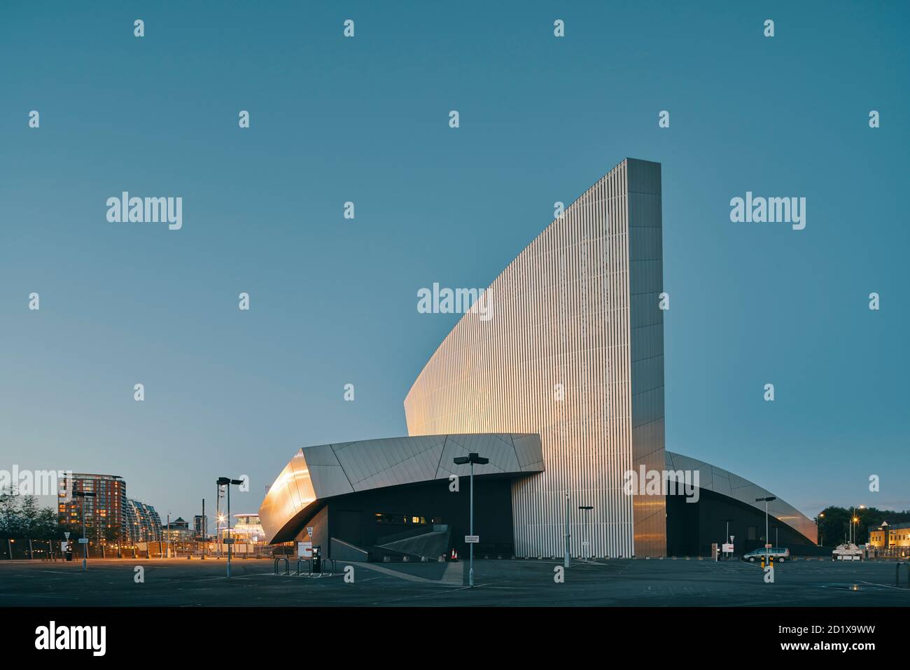 Imperial War Museum North, which represents a shattered globe, was the ...