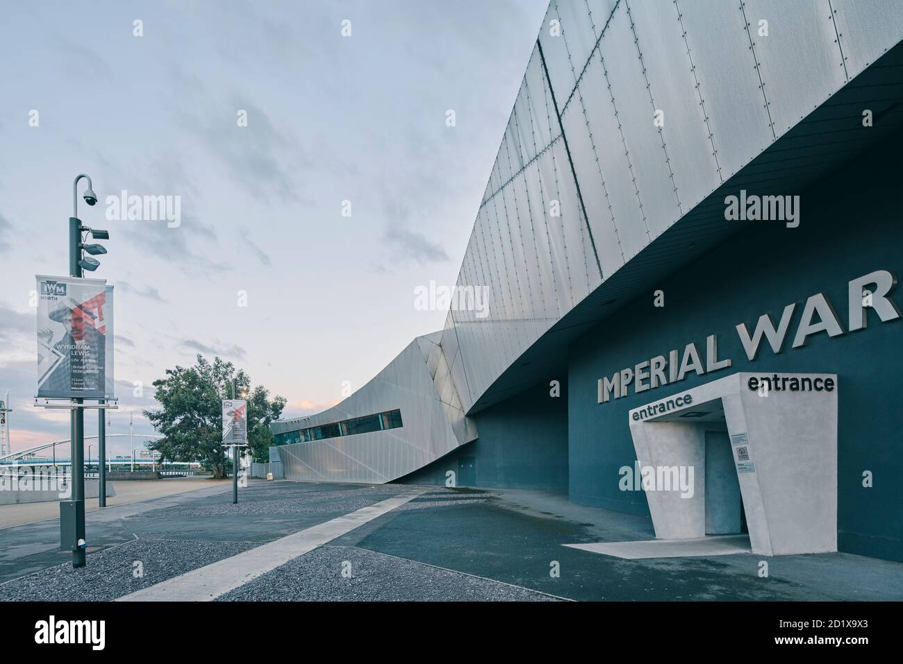 Imperial War Museum North, which represents a shattered globe, was the ...