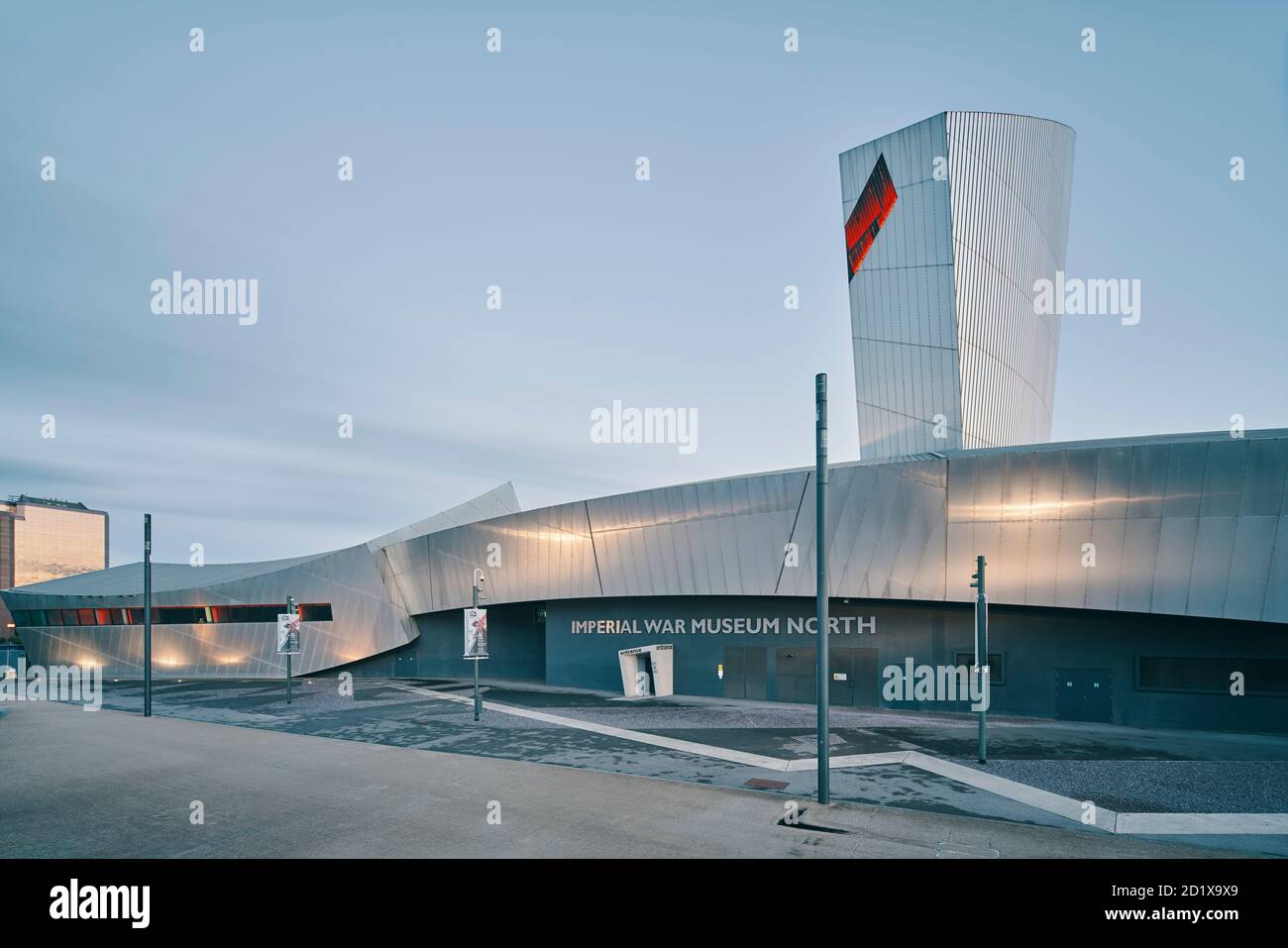 Imperial War Museum North, which represents a shattered globe, was the ...