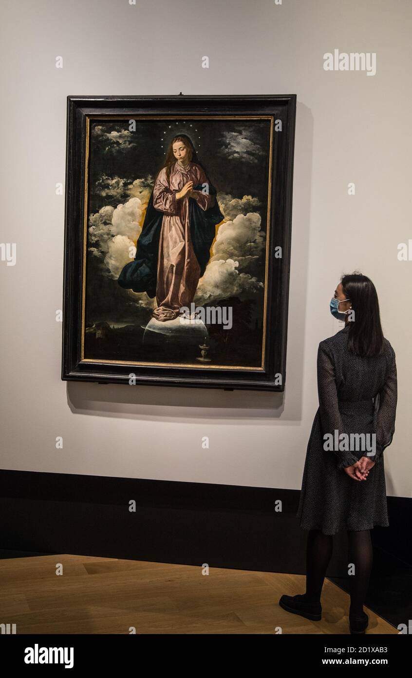 London UK 06.Oct.2020 The Immaculate Conception by Diego Velazquez ...