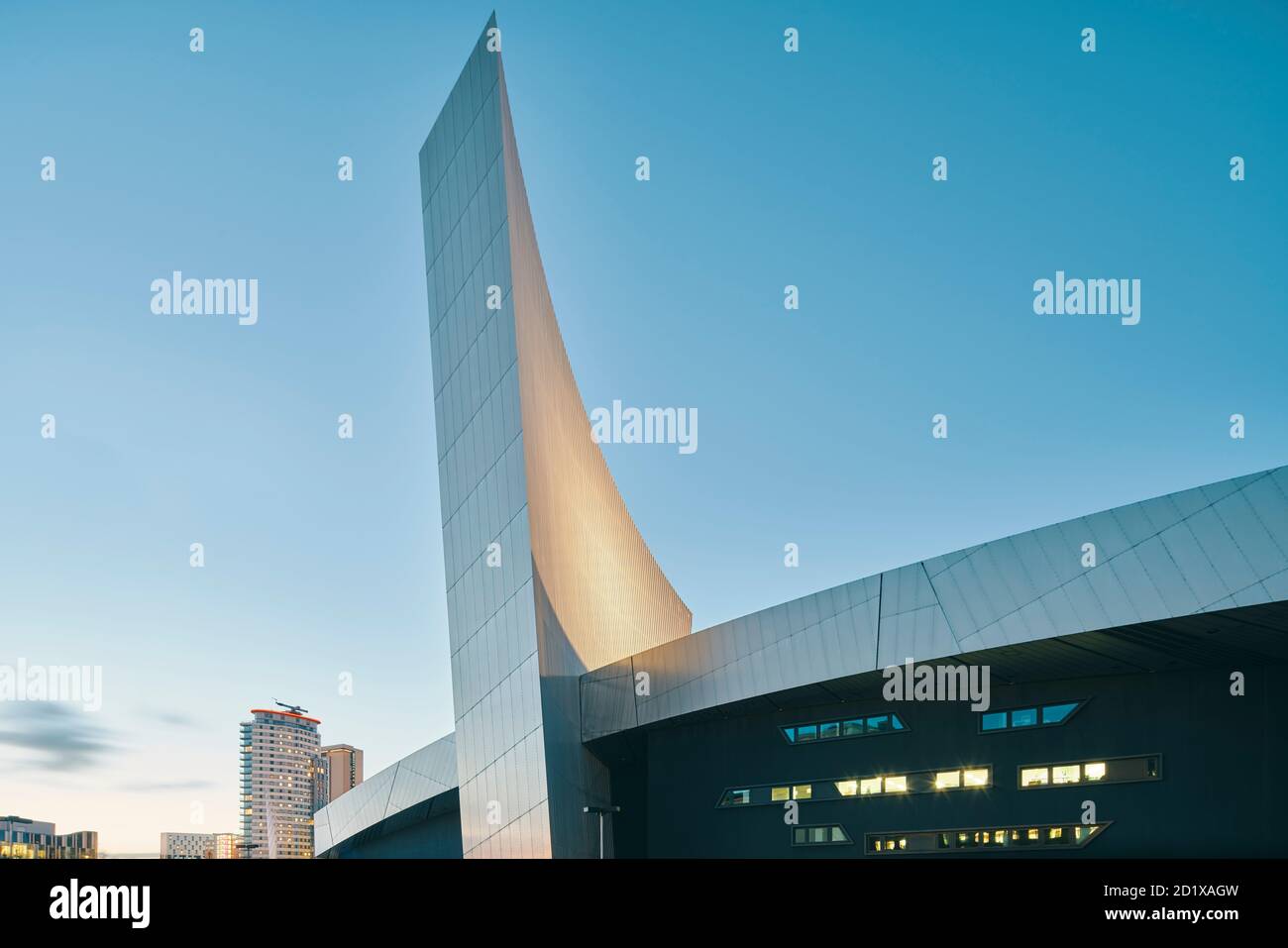 Imperial War Museum North, which represents a shattered globe, was the ...