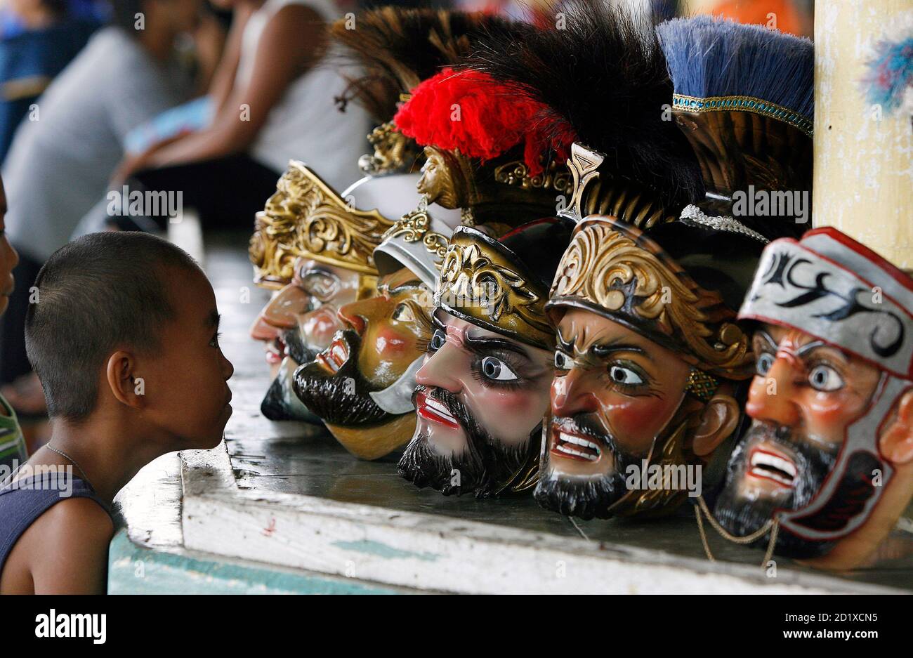 Philippines marinduque island moriones mask hi-res stock photography ...
