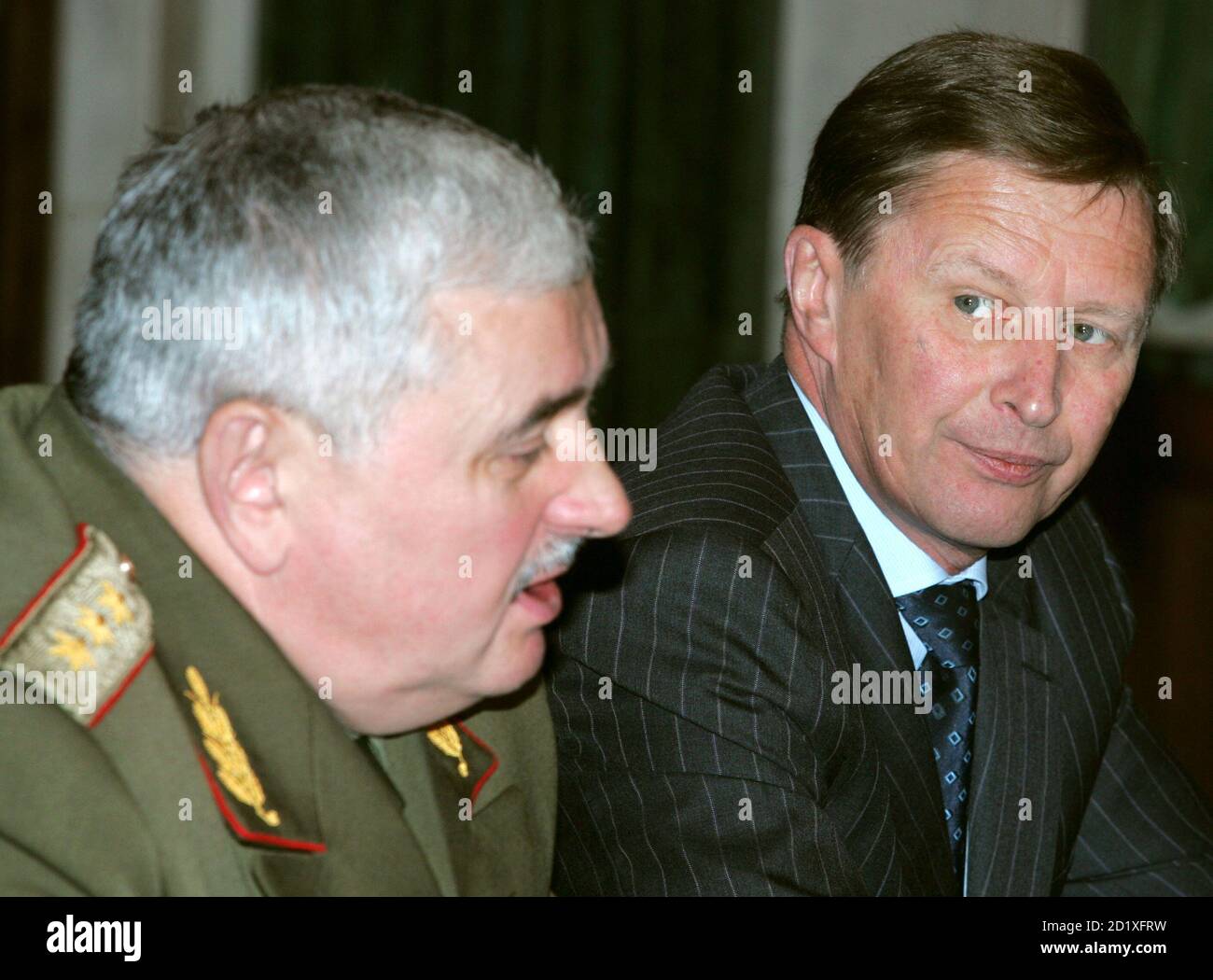 Sergei ivanov russia defense minister hi-res stock photography and ...