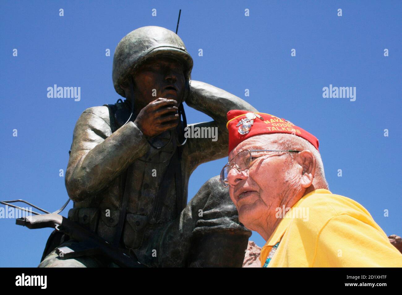 Navajo code talker veteran hi-res stock photography and images - Alamy