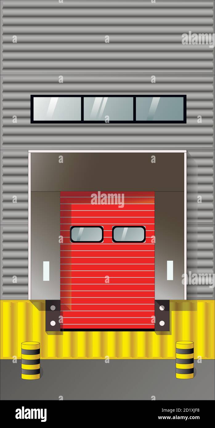 Logistics warehouse center loading Stock Vector Images - Alamy