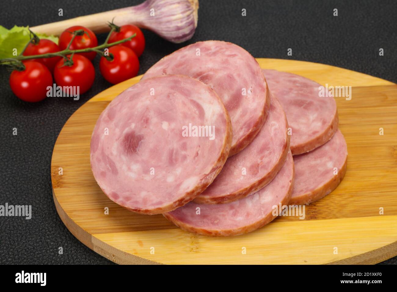 Natural ham made from pork meat Stock Photo - Alamy