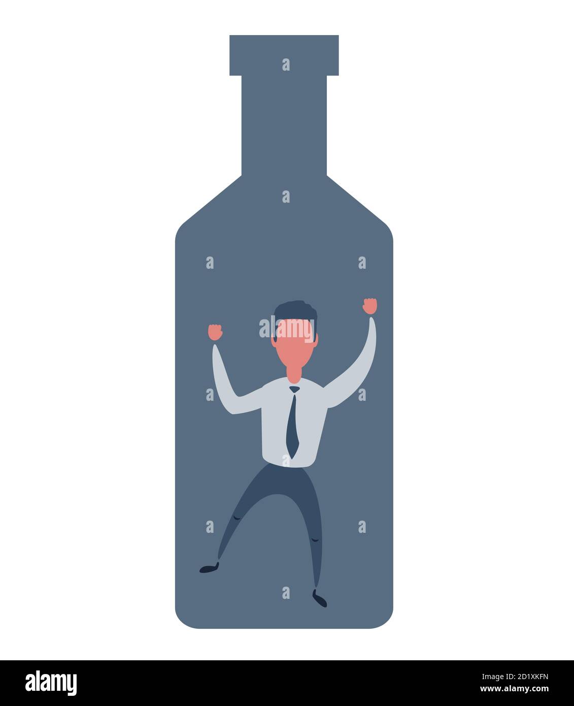 Alcoholism. Conceptual illustration for alcoholism Stock Vector Image ...