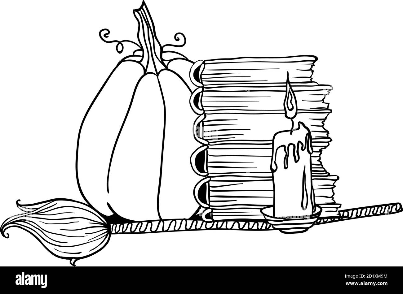 Stack Of Books Coloring Pages