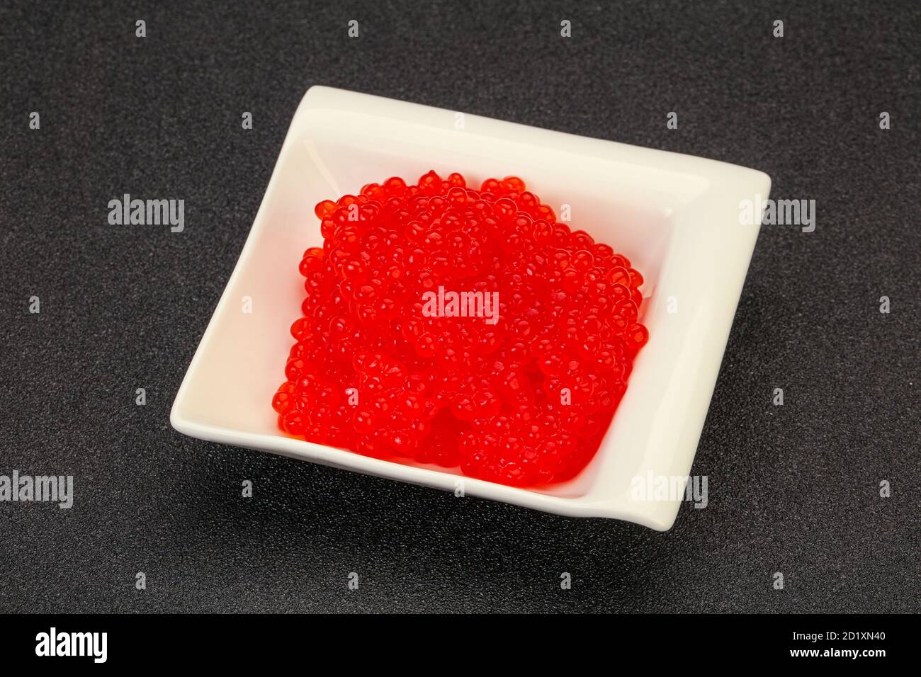 Luxury Red salmon caviar in the bowl Stock Photo - Alamy