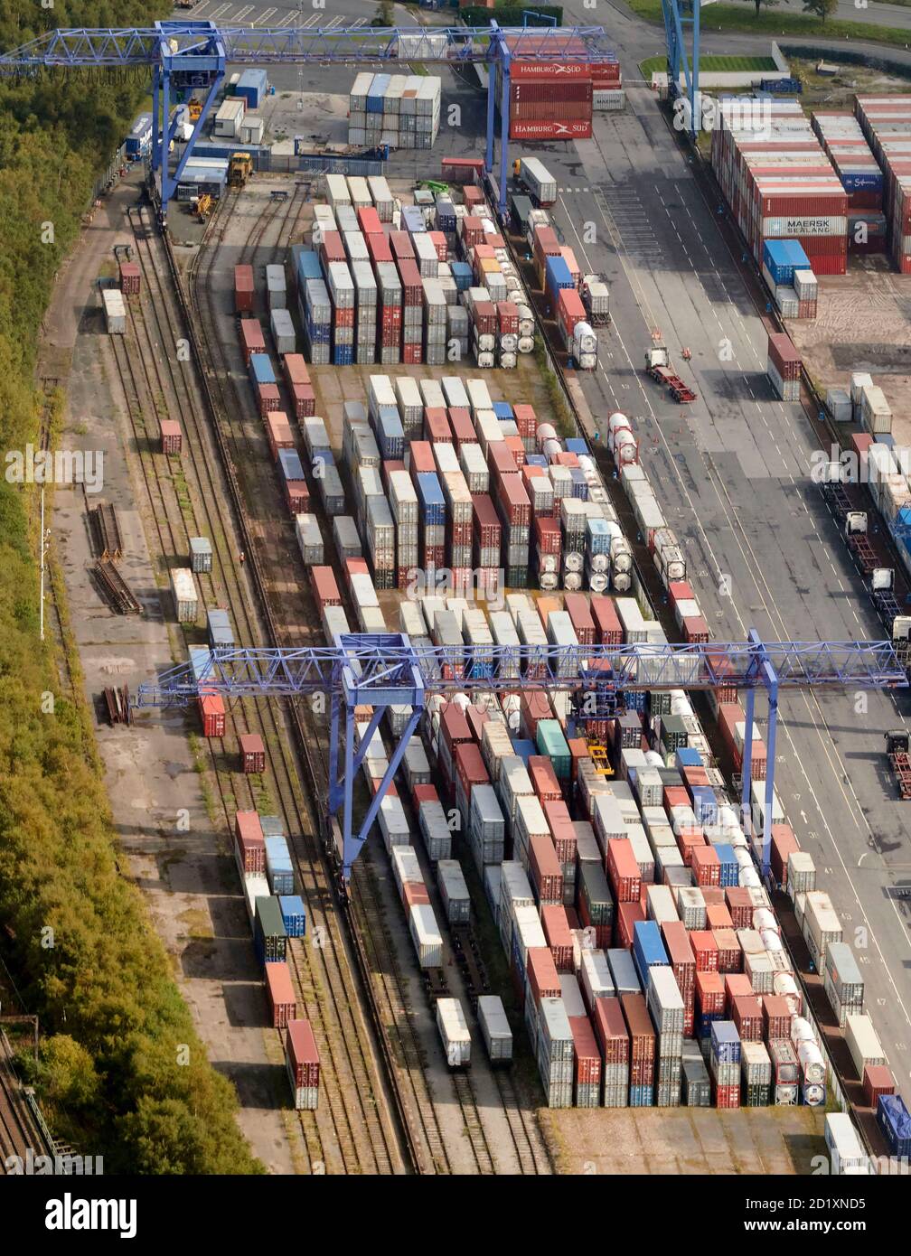 Freightliner rail terminal hi-res stock photography and images - Alamy